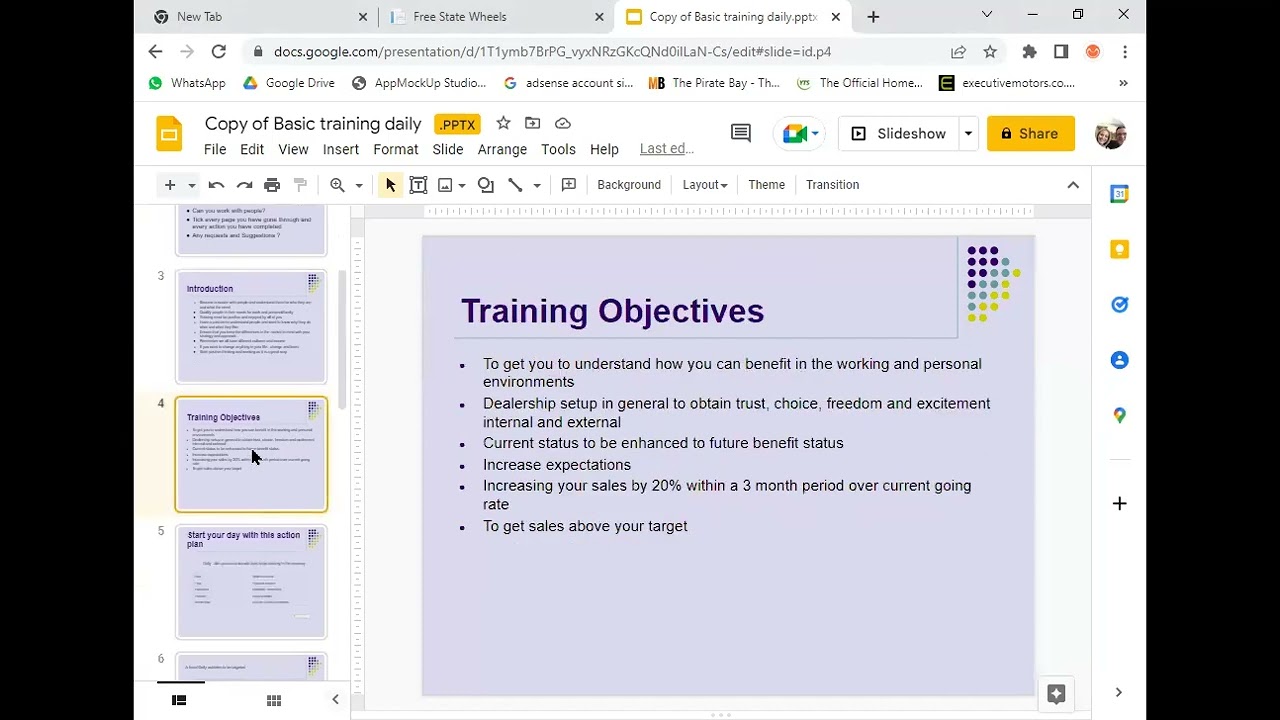 Basic interaction Training