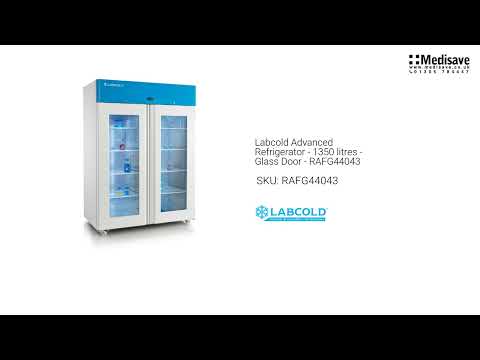 Labcold Advanced Refrigerator 1350 litres Glass Door RAFG44043 RAFG44043