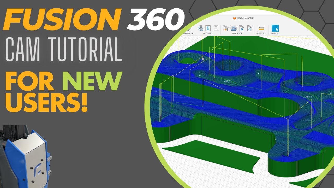 Fusion CAM Intro - First Time Tool Paths!