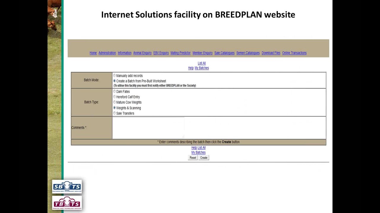 Getting Started with BREEDPLAN