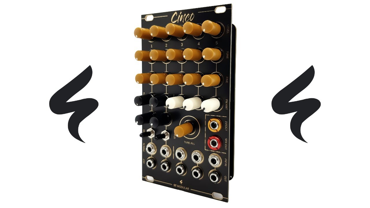 ST Modular - CINCO (Five Analog Oscillators in a Module)