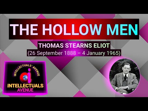 The Hollow Men by Thomas Stearns Eliot Translation Literary Terms or Figures of Speech Hindi Urdu