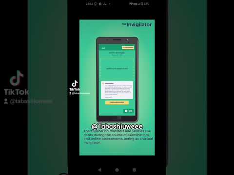 Unisa | Invigilator app after scanning the code