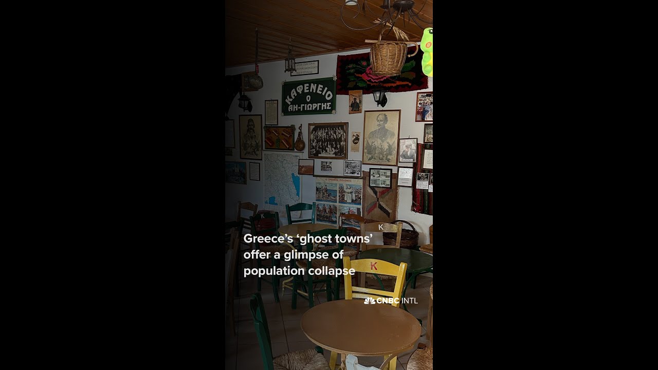 Greece's 'ghost towns' offer a glimpse of population collapse