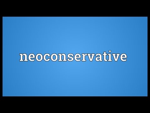 Neoconservative Meaning