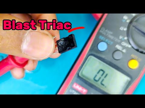 How to Test Triac BT137 BT134 using Digital Multimeter in English