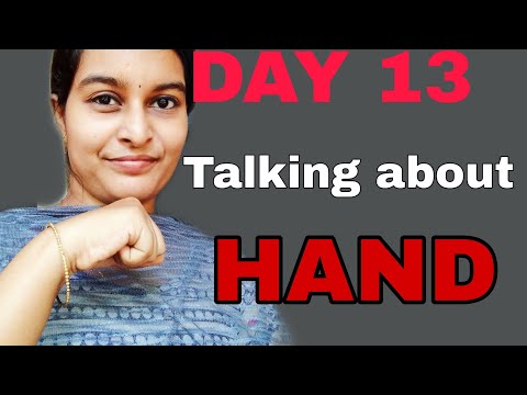 Parts of hand | English Vocabulary| Daily English through Tamil