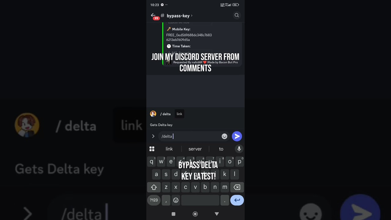 delta key bypass discord Latest!!! #roblox #scripting #shorts #Roblox #delta #deltakey