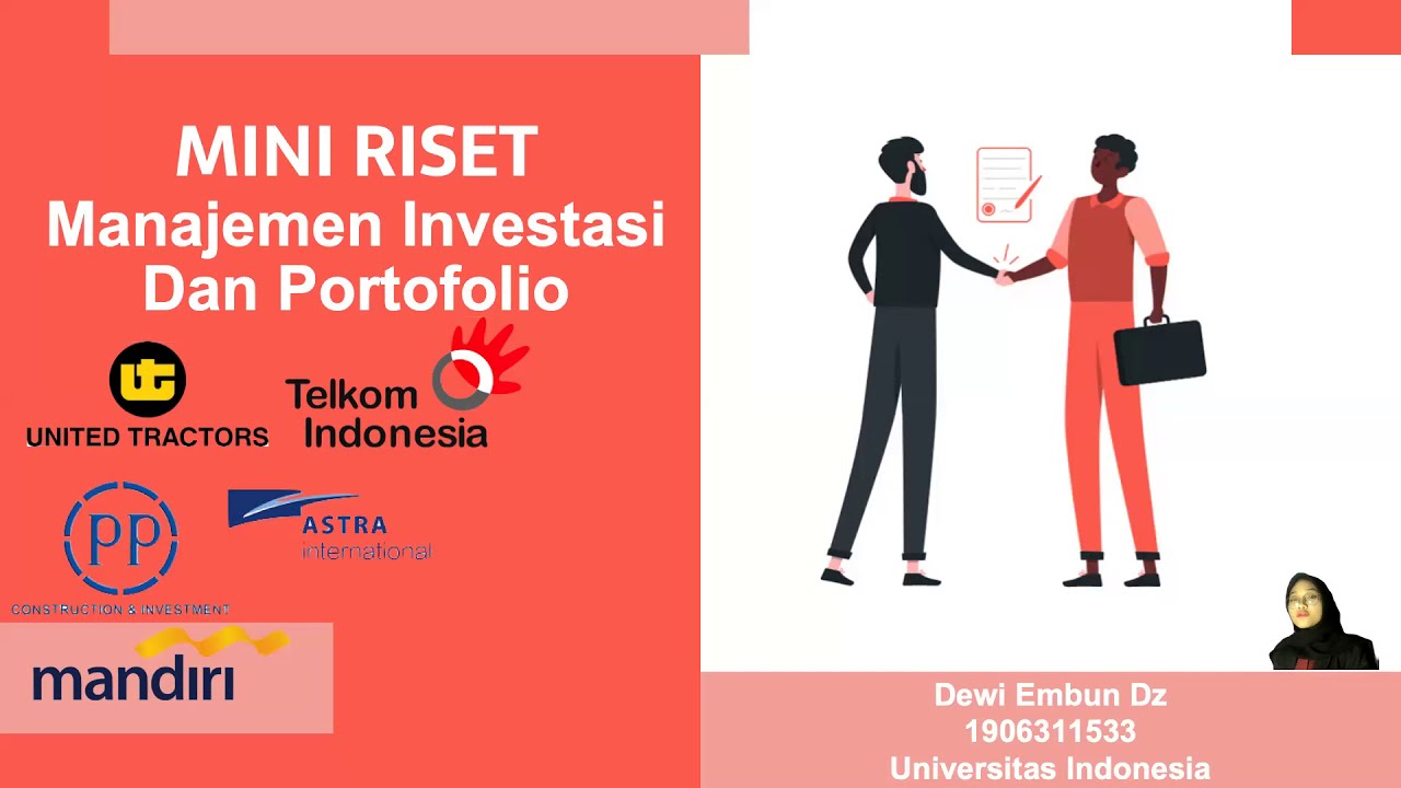 Mini Riset Manajemen Investasi dan Portofolio