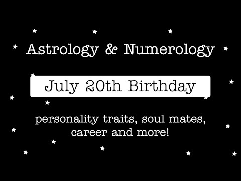 July 20th Birthday, The Intellectual Cancer, Cancer Sun Sign Astrology and Numerology Reading