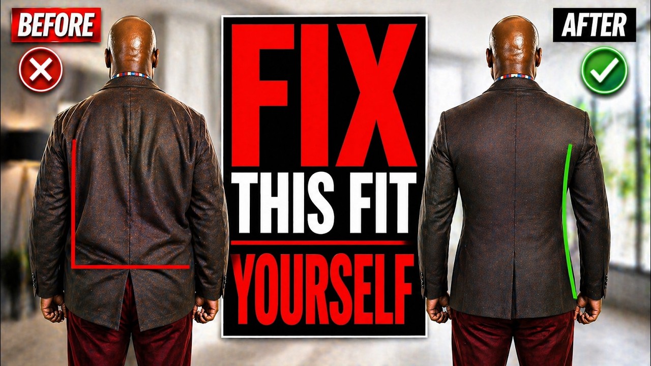 How To Tailor A Suit Jacket | DIY Tailoring