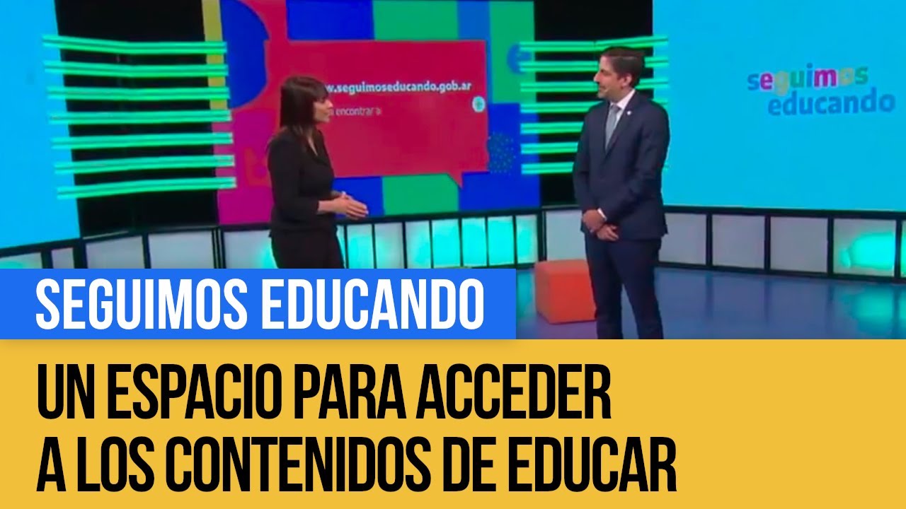 Seguimos Educando, un espacio para acceder a los contenidos de EducAR en la Televisión Pública