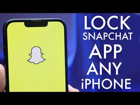 How To Passcode Lock Snapchat On ANY iPhone!