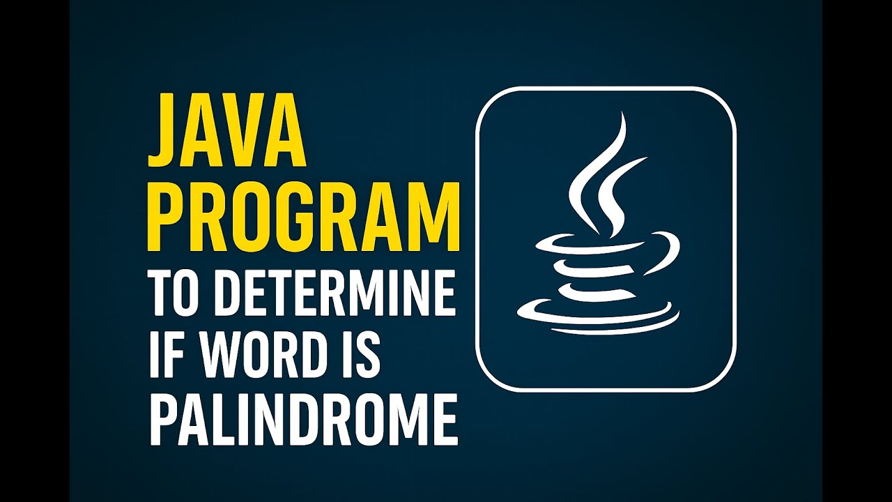 Java Program to Check if word is Palindrome | Using StringBuilder & Reverse String Methods