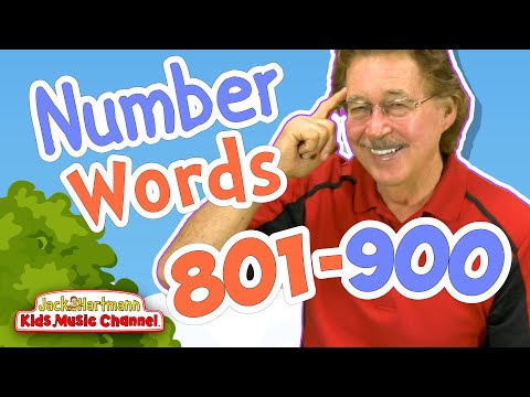 Number Words | 801-900 | Jack Hartmann