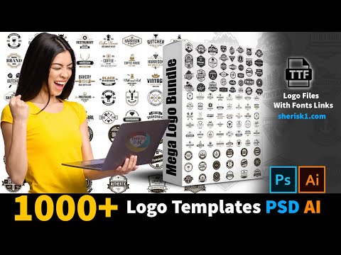 1000+ Logo And Badge Templates Download In PSD AI EPS Files |Mega Logo Bundle|