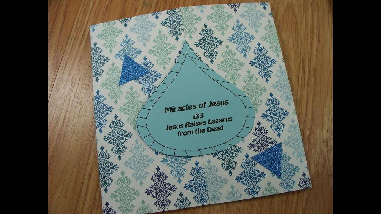 Bible Crafts For Kids Create-A-Page #33 Jesus Raises Lazarus from the Dead