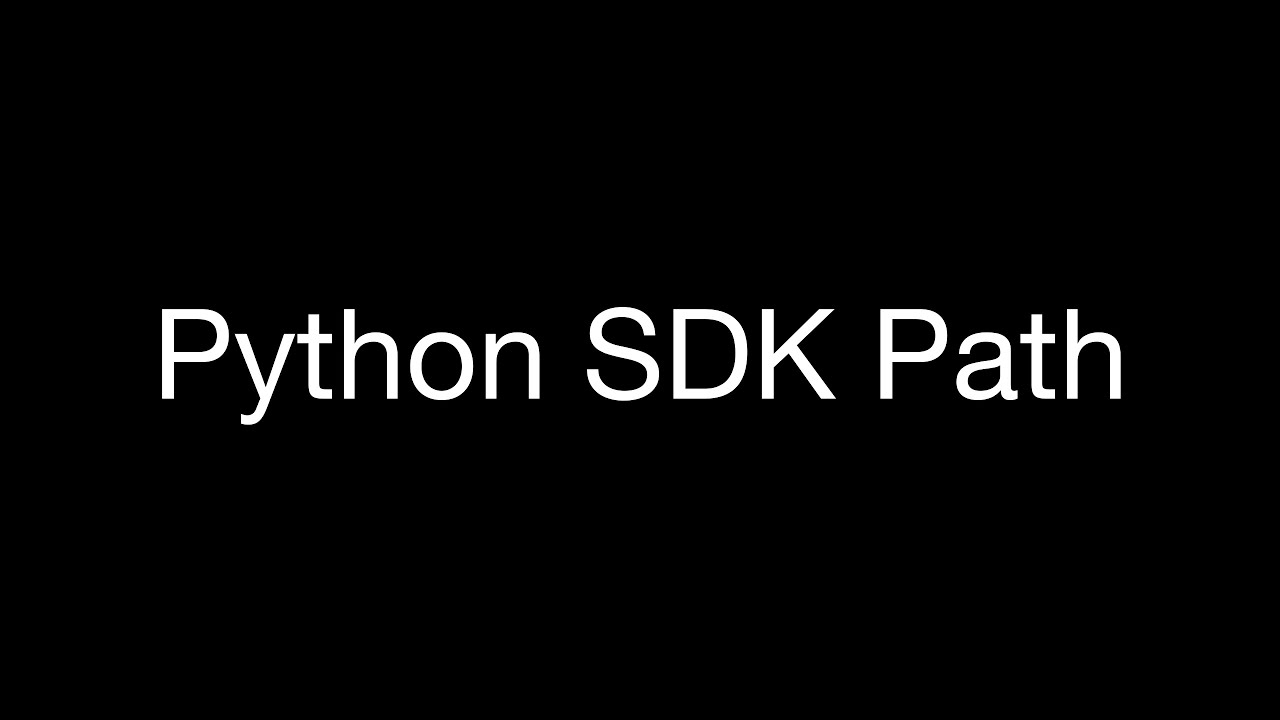 Find python SDK Path in macOs