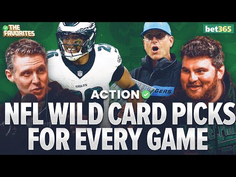 NFL Wild Card Betting Predictions & BETS for EVERY Game! NFL Expert Picks | The Favorites Podcast