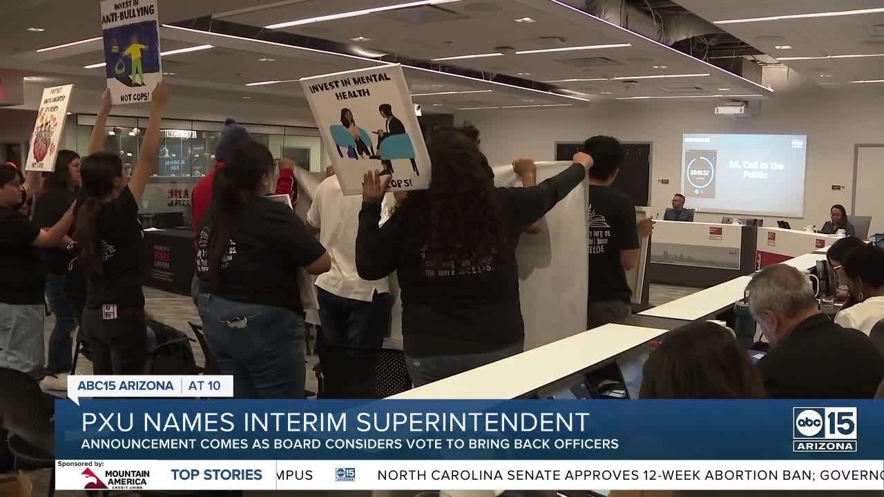 Phoenix Union board discusses school resource offices, interim-superintendent in meeting