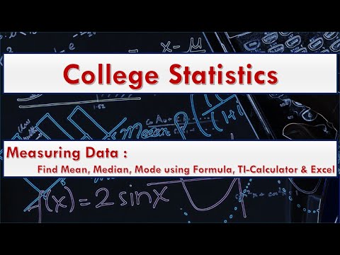 Find Mean, Median, Mode Using Formula, Calculator and Excel.