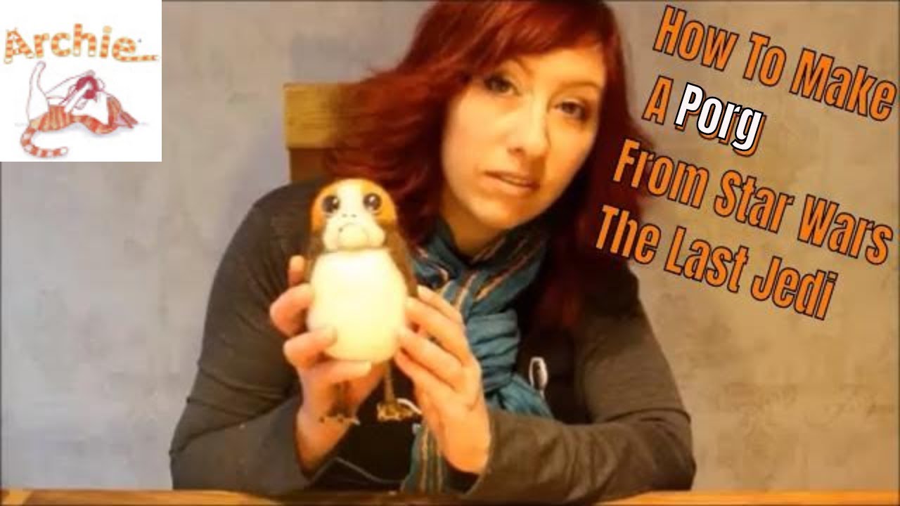 How To Make a porg from Star Wars The Last Jedi
