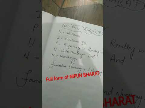 Nipun Bharat ..full form of Nipun Bharat..#youtubeshort... for ctet exam