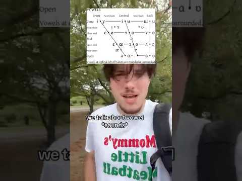 How many vowels does English have?
