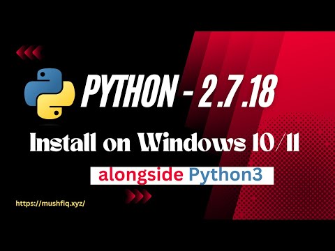How to Install python2 on Windows 10 or 11 alongside python3 - 2023