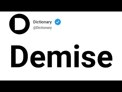 Demise Meaning In English