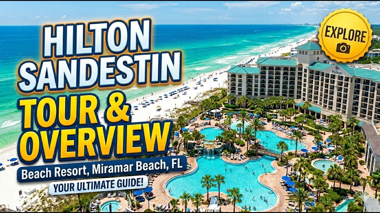 Hilton Sandestin Beach Resort Tour (2026) | Full Tour + Room, Pool & Beach