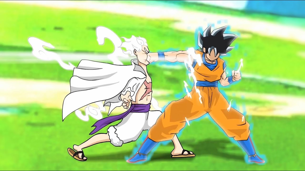 LUFFY GEAR 5 vs GOKU ULTRA INSTINCT - Fan Animation