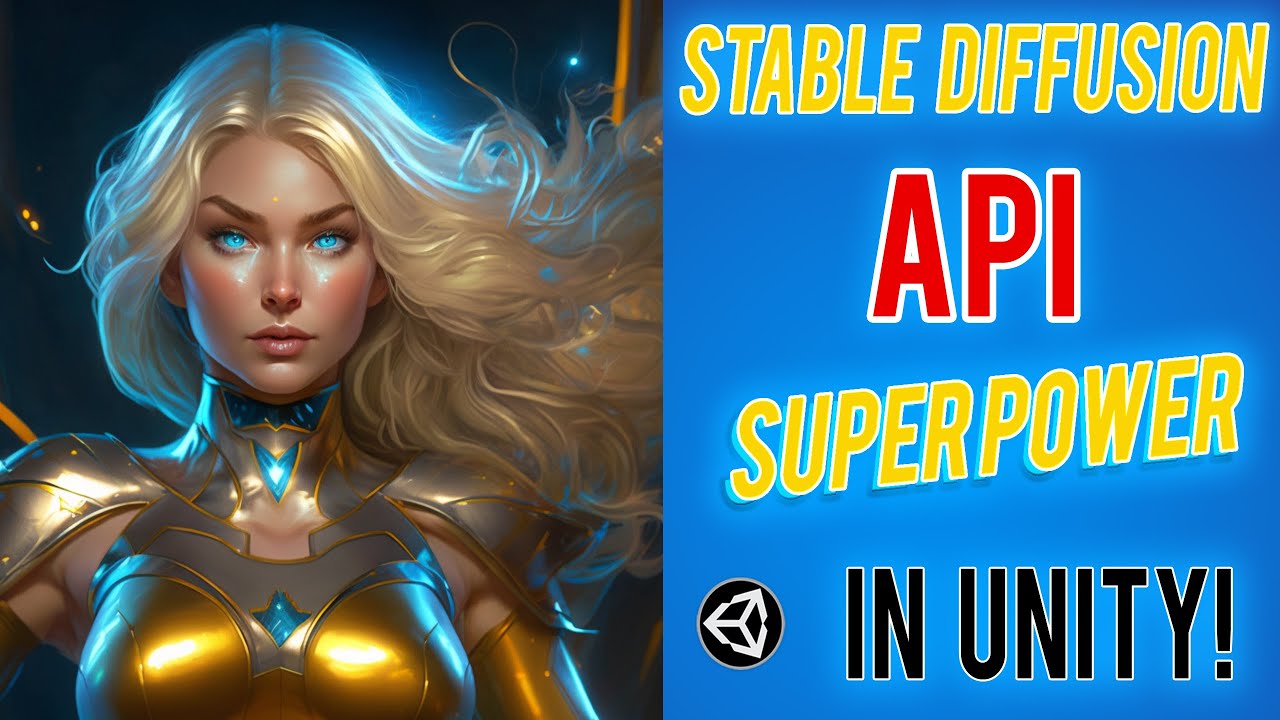 Rapid setup to use your Stable diffusion API super power in Unity (project available on GitHub)!
