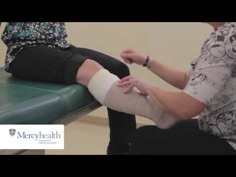 VIDEO: Multi-layer bandaging for the leg | Mercyhealth