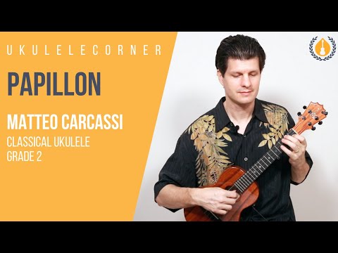 Papillon by Matteo Carcassi performed on Ukulele by Jeff Peterson