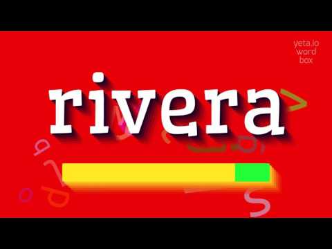 HOW TO SAY RIVERA? #rivera