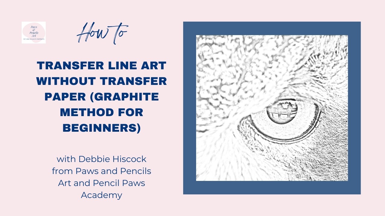 How to Transfer Line Art Without Transfer Paper Graphite Method for Beginners