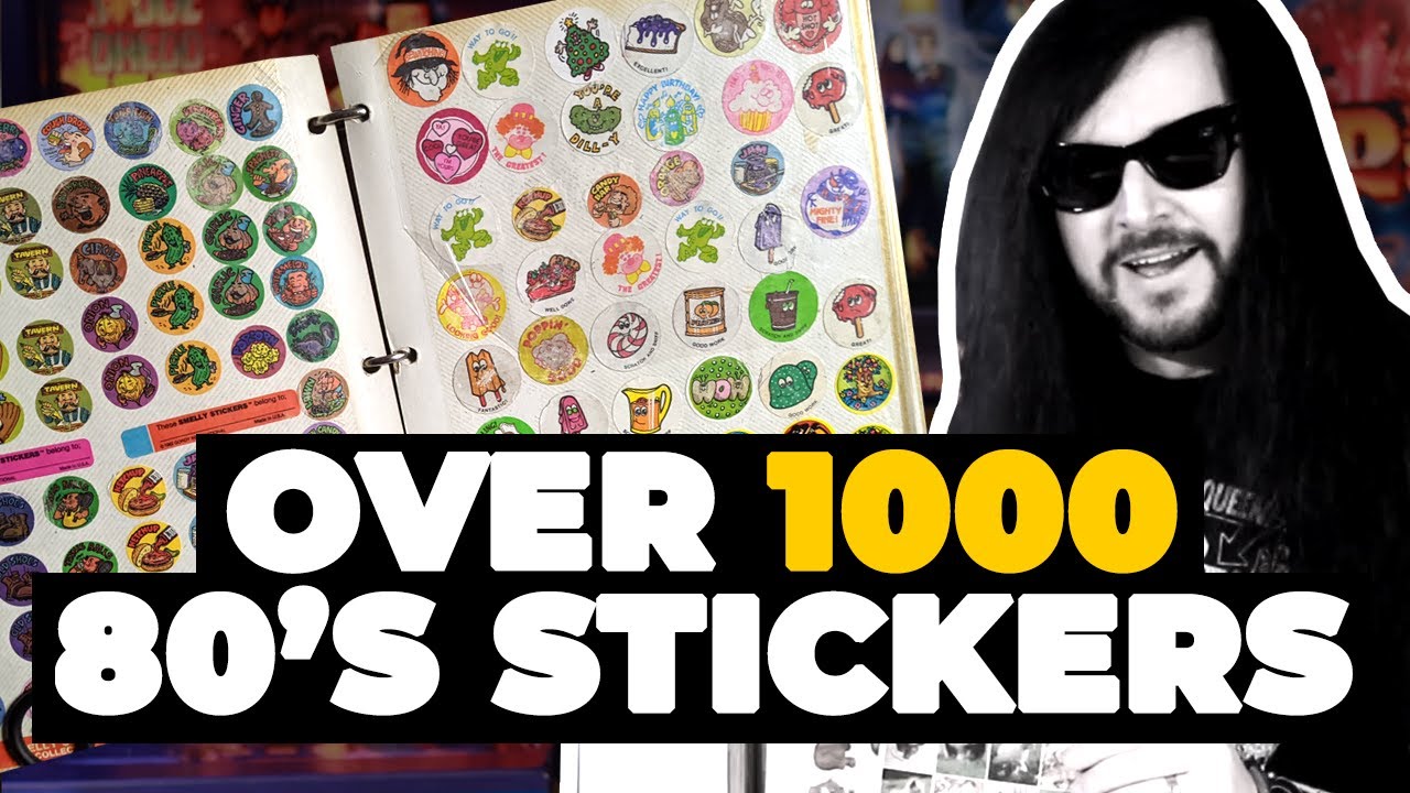 1000+ Vintage Kids Stickers | Awesome 80's Sticker Book!