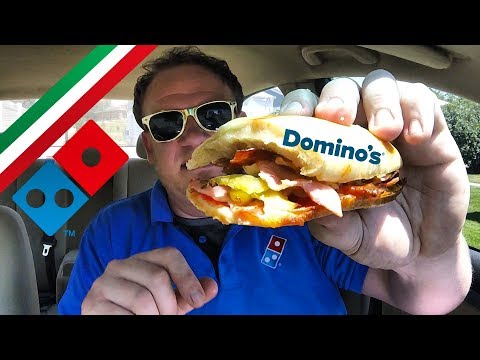 Domino's Pizza ☆ITALIAN SANDWICH w/8-TOPPINGS☆ Food Review!!!