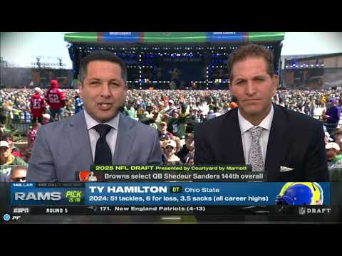 Adam Schefter and Peter Schrager Speak on Shedeur Sanders sliding in the NFL draft