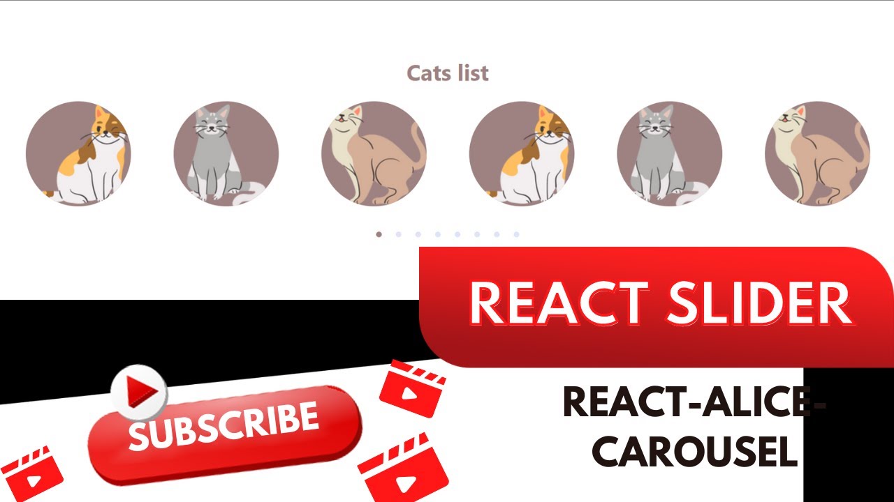 ReactJS : react-alice-carousel - Simple slider beginner tutorial