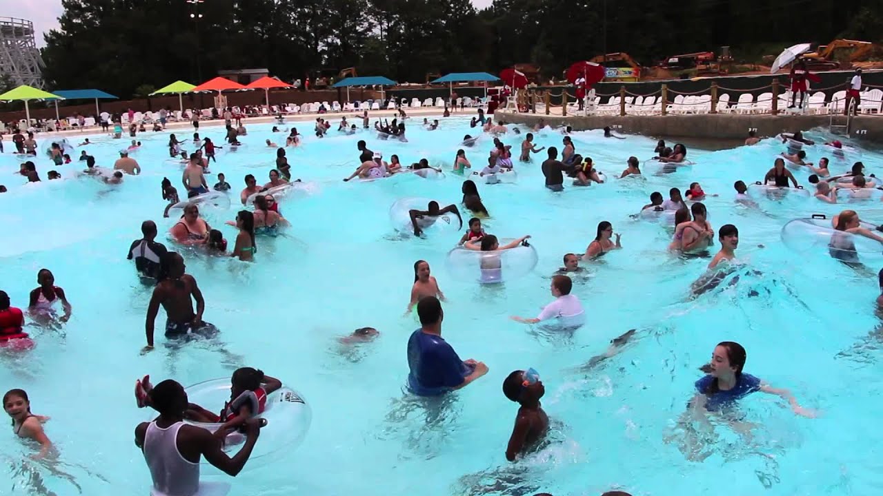 Calypso Bay Wave Pool at Six Flags Over Georgia Hurricane Harbor