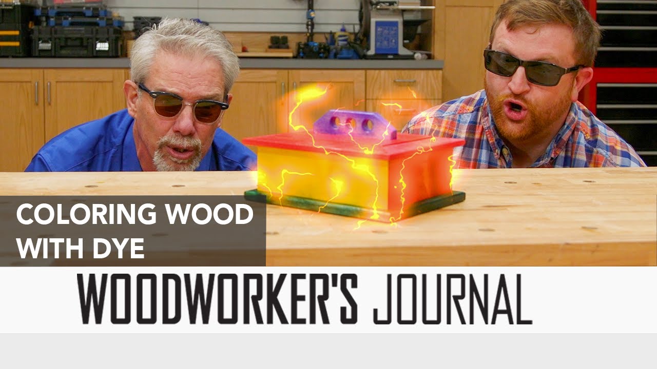 Coloring Wood with Dye Stain
