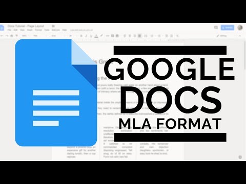 Google Docs - Setup your MLA Format Essay [Old  Technique]