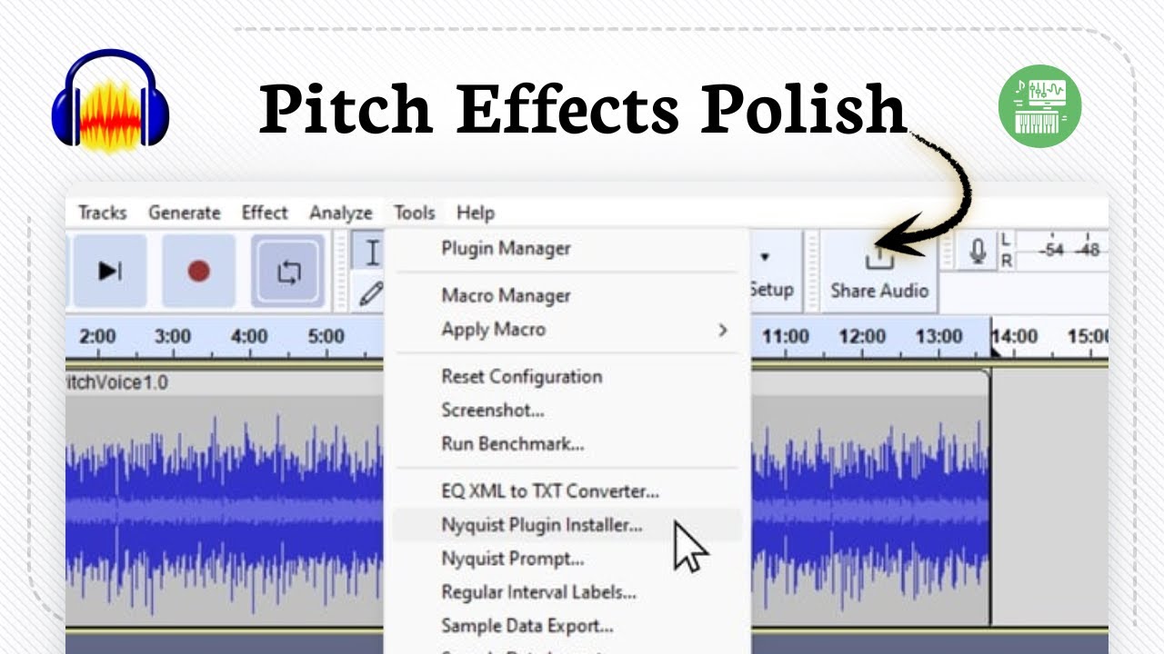 How to autotune voice for free using Audacity