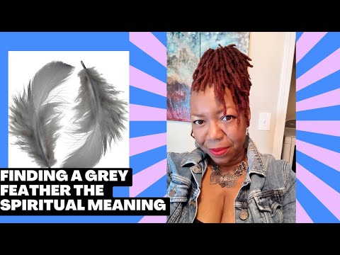 Finding A Grey Feather πͺΆ (The Spiritual Meaning)ππβ€οΈ #feather #spirituality #birds