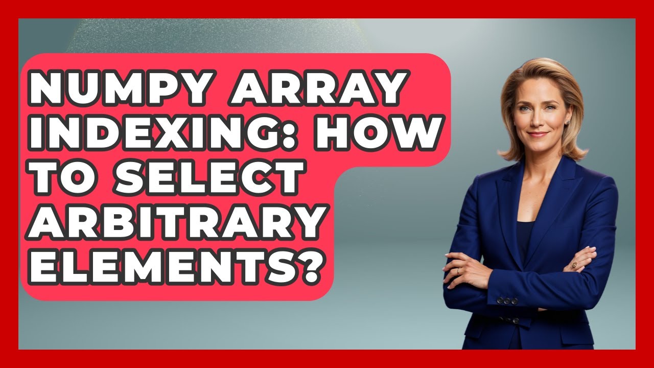 NumPy Array Indexing: How To Select Arbitrary Elements? - Python Code School