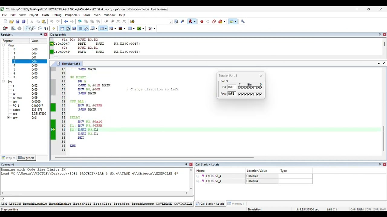 MICROCONTROLLER LAB 2
