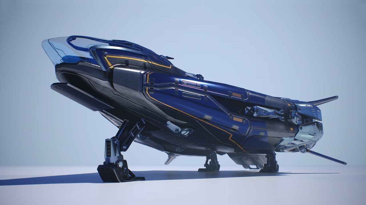 UE5 Marketplace Asset  Spaceship Stellar Phoenix