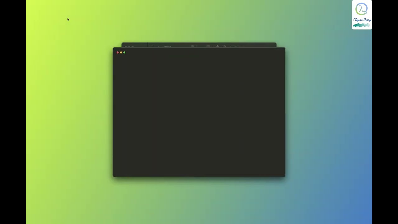 Starting project in Clojure with leiningen